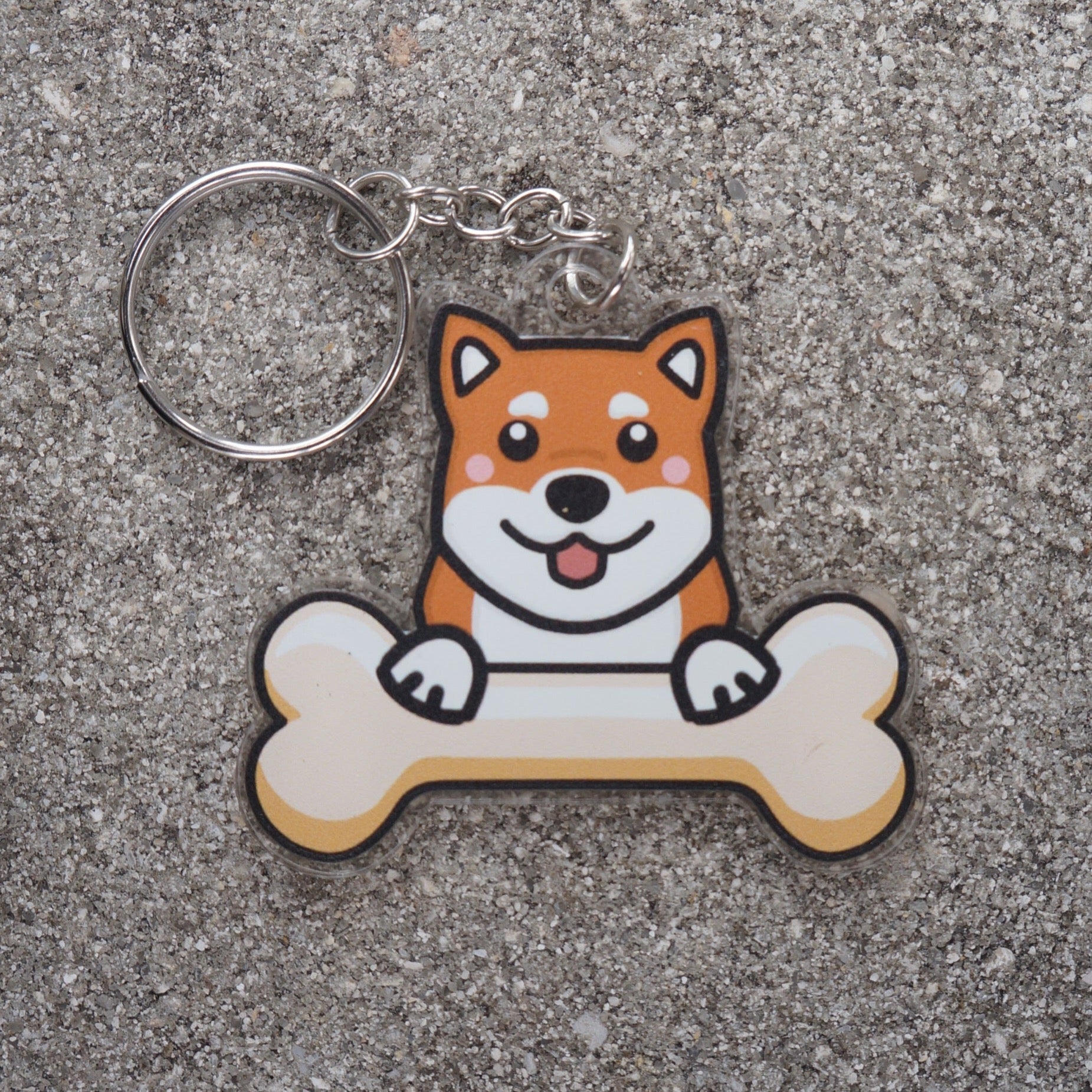 Shiba Inu Keychain – kiwi & WILLOW